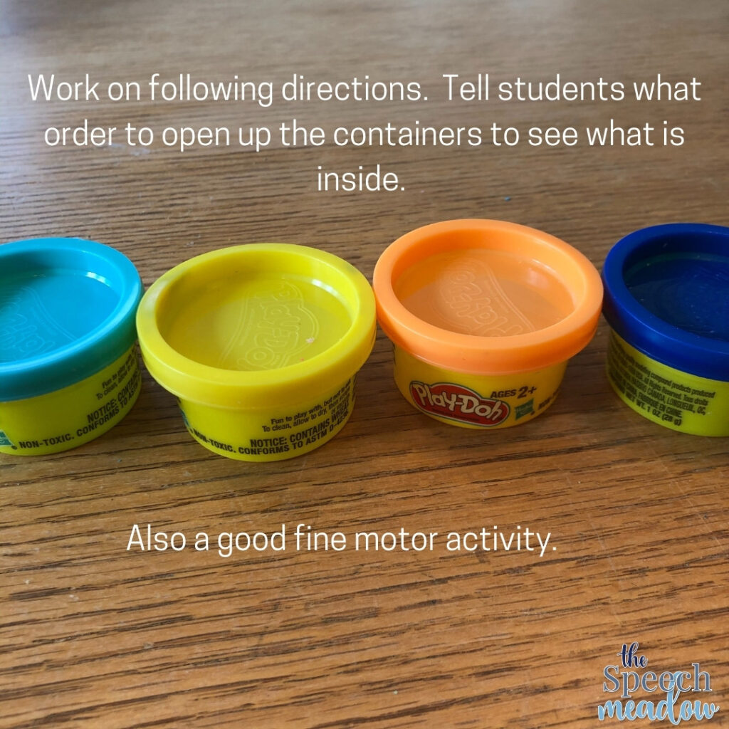 Using Play-doh Containers in Speech Therapy – The Speech Meadow